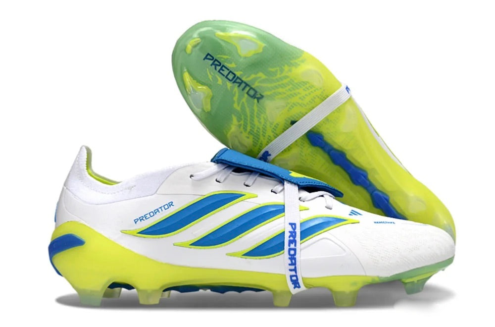 Guayos Predator Blanco Verde/Azul – Panitas Tienda